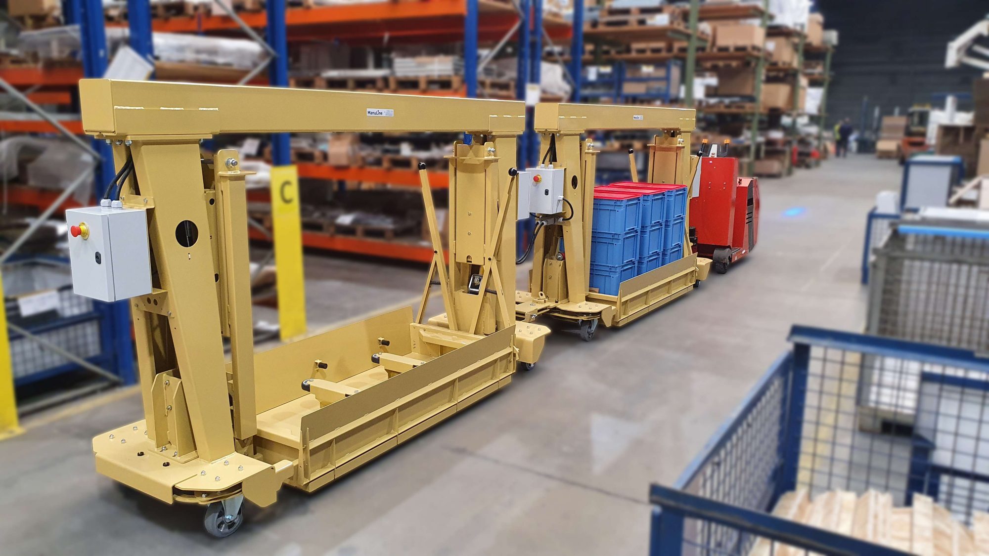 Une nouvelle version de petit train logistique - ManuLine