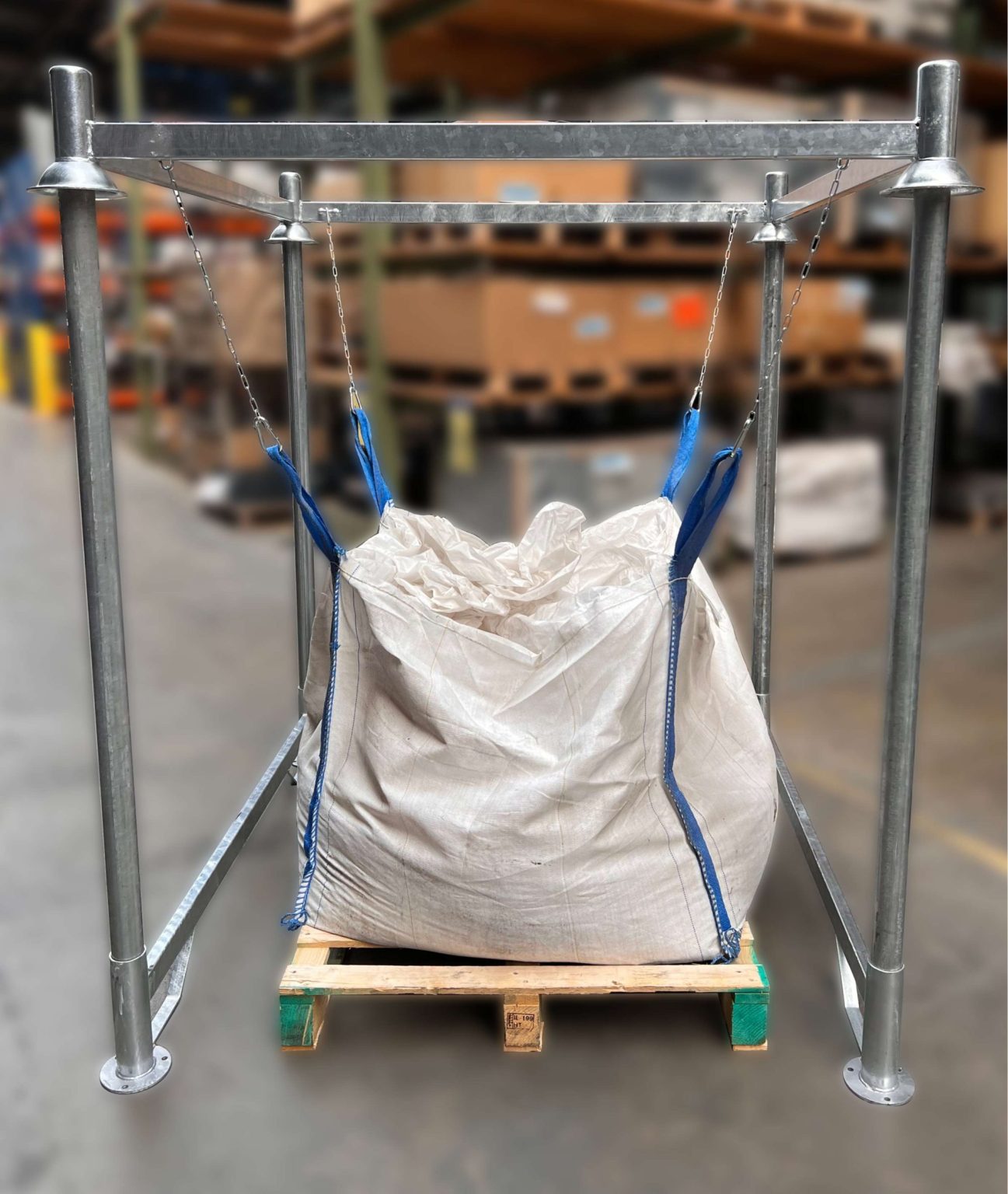 Etude de cas : Support sur mesure pour le remplissage de sac Big Bag - ManuLine